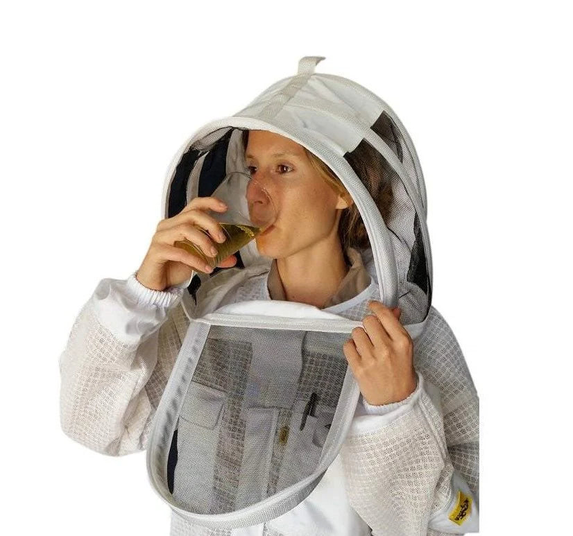 OZ ARMOUR 3 Layer Mesh Ventilated Fencing Spare Veil Front Opening ...