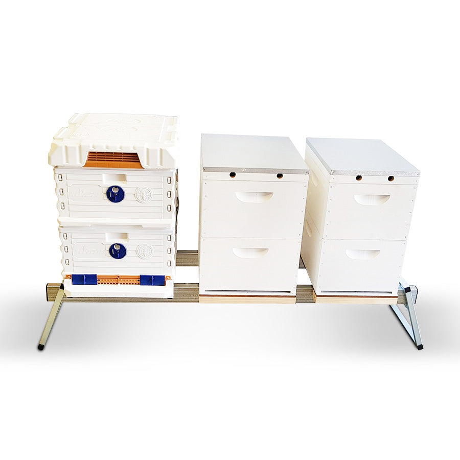 Hive Stand Triple Galvanised Steel – The Urban Beehive