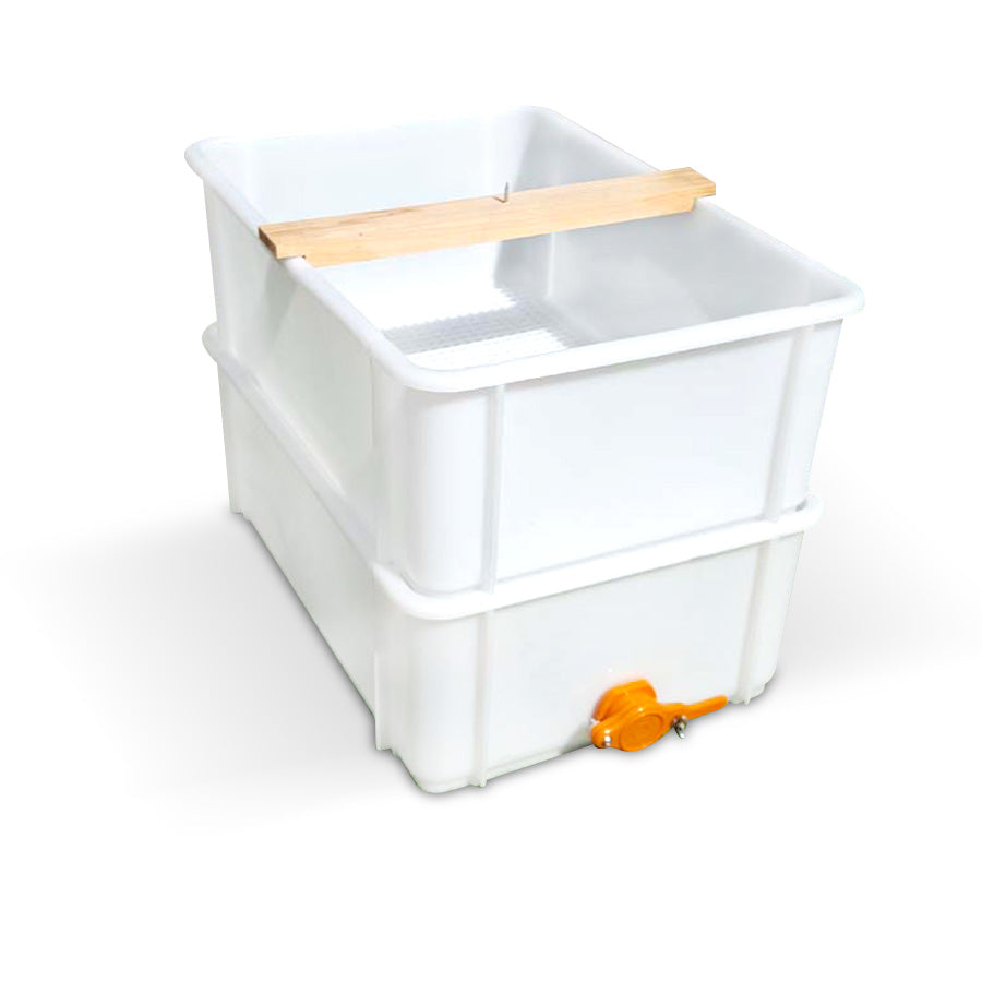 Uncapping Tray - Plastic with Timber Crossbar and Stainless Steel Spik ...